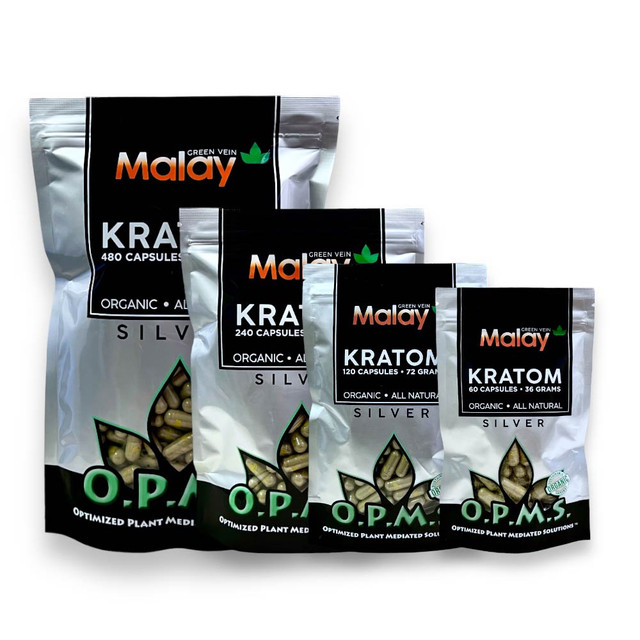 OPMS Silver Capsule Sampler Pack - Pure Leaf Kratom