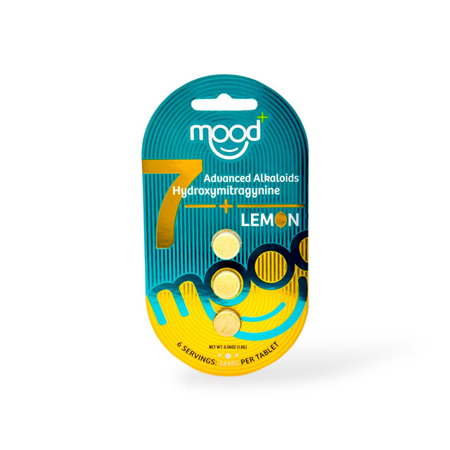 Mood 7-OH Chewable Tablet Lemon | 18mg Potent Kratom Dose