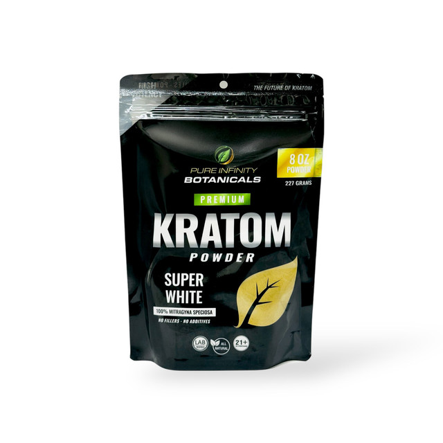 Pure Infinity Botanicals Premium Kratom Powder Super White