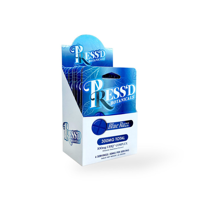 Press'D Botanicals URIQ Complex Blue Razz 100mg
