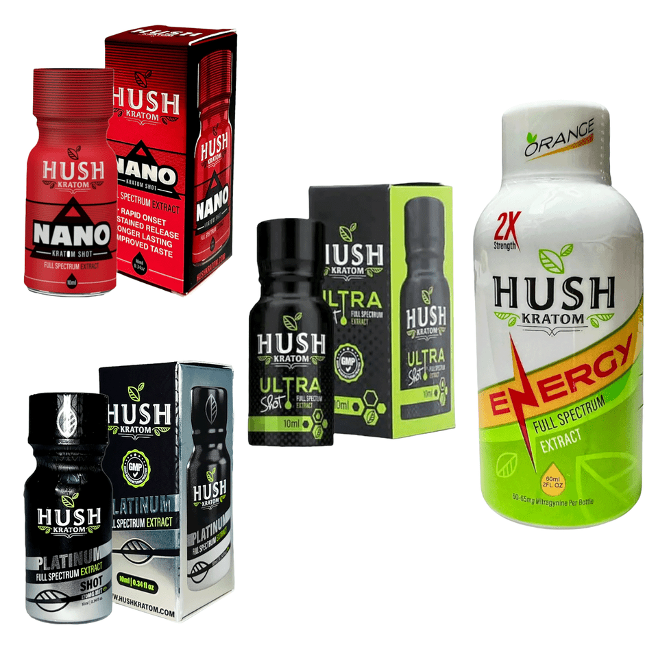 Hush Kratom Nano Extract Shot 10mL
