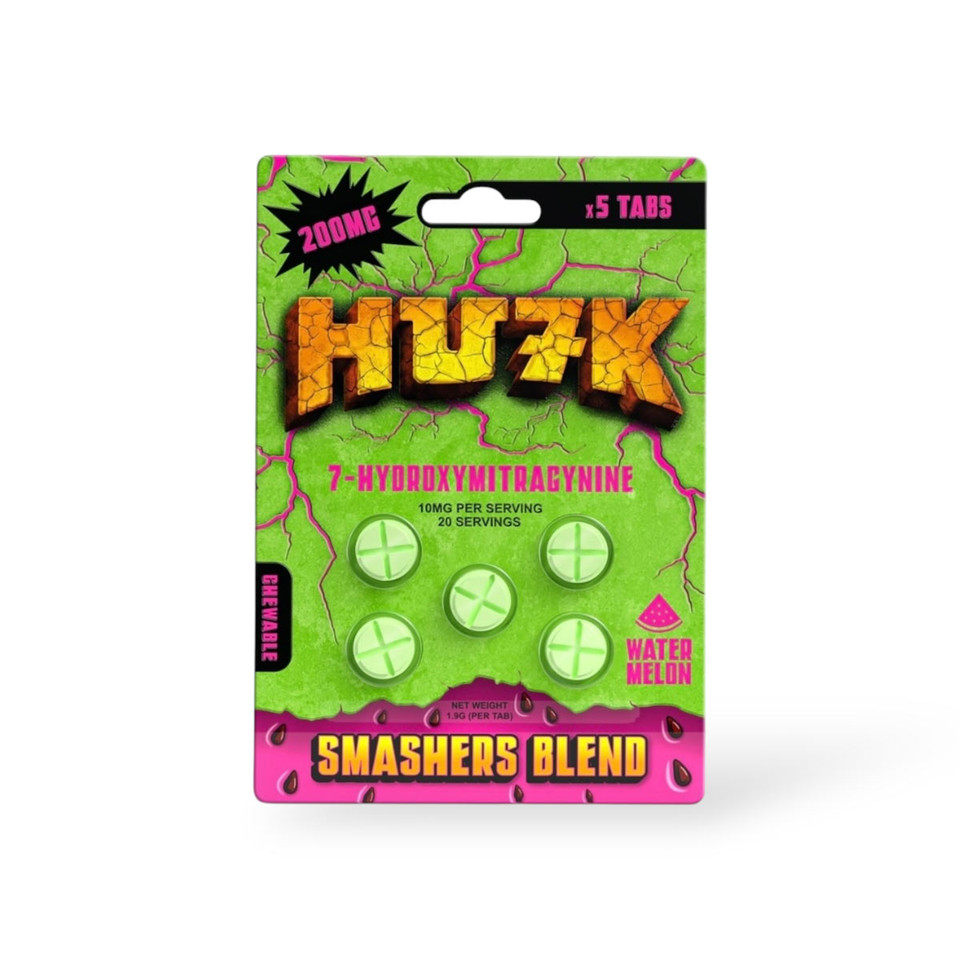 Hulk 7-Hydroxymitragynine Kratom Tablet – Watermelon 40mg