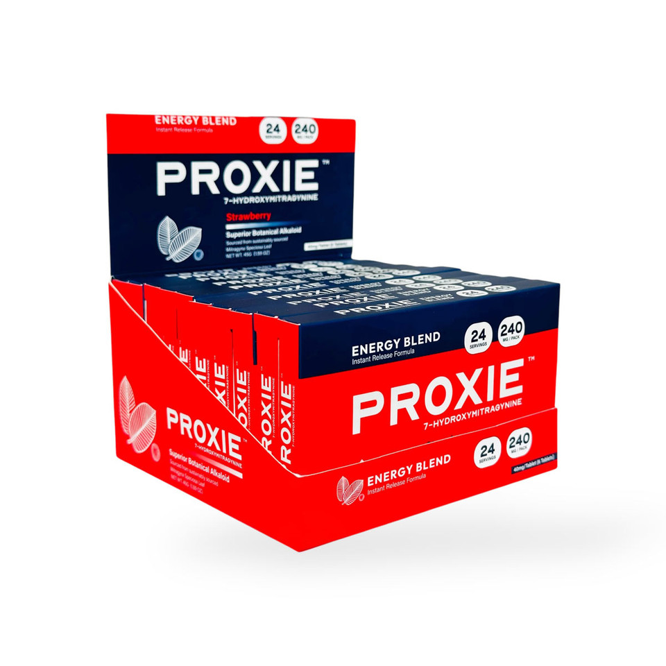 Proxie 7-Hydroxymitragynine Energy Blend Tablets Strawberry