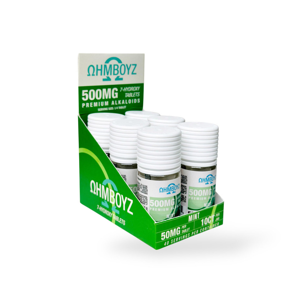 Ohm’d 7-Hydroxymitragynine Mint Tablets – 40mg