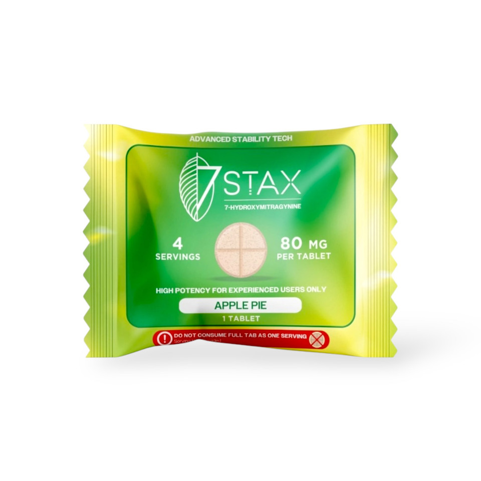 7 Stax 7-Hydroxymitragynine Tablet Apple Pie 80mg 1ct