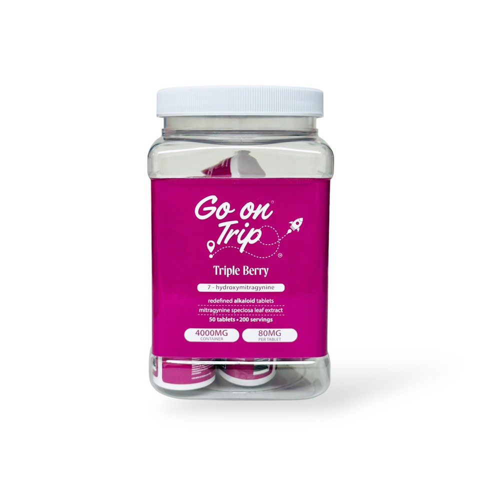 Go on Trip 7-OH Triple Berry Chewable Tablets 80mg