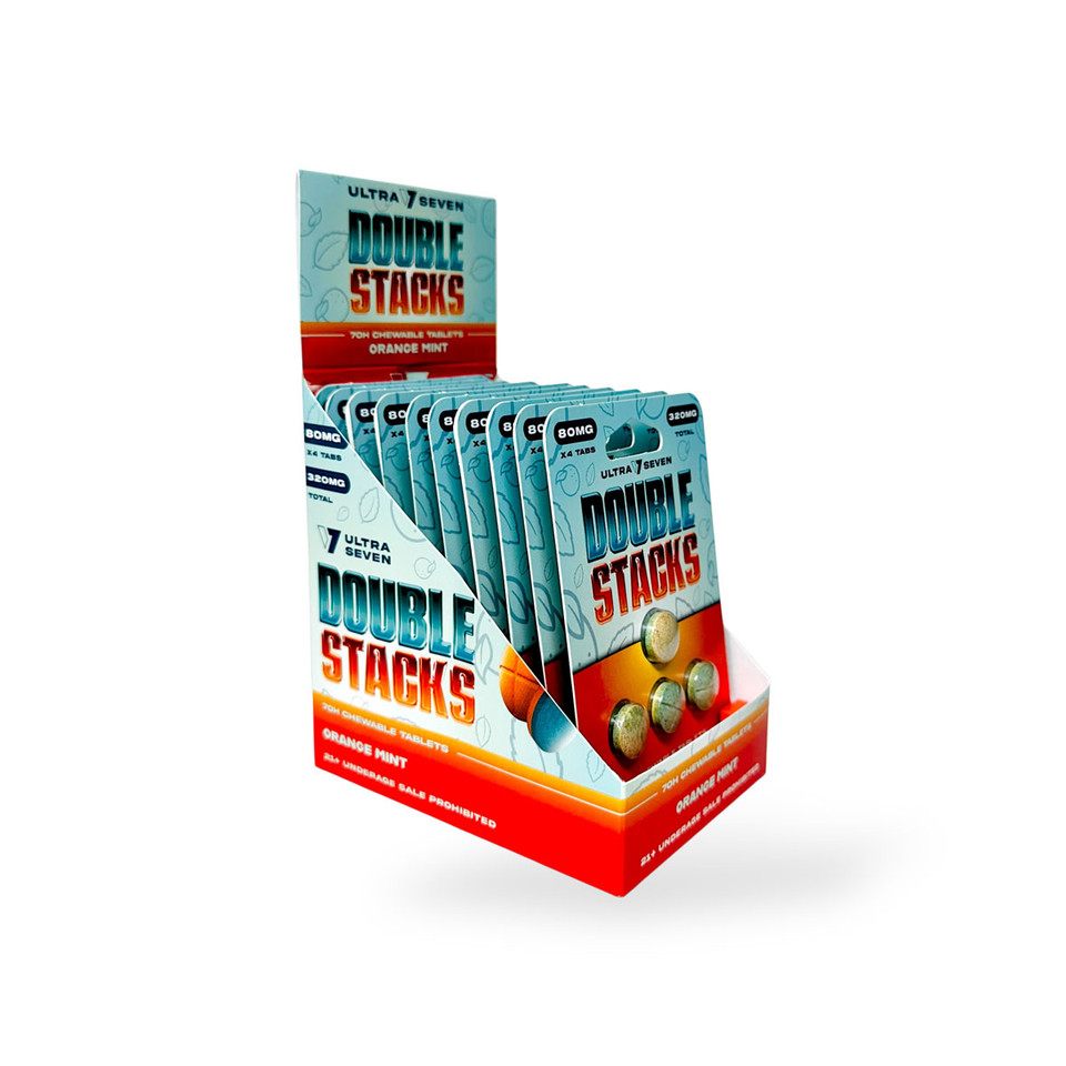 Ultra Seven Double Stacks 7-Oh Orange Mint 80mg