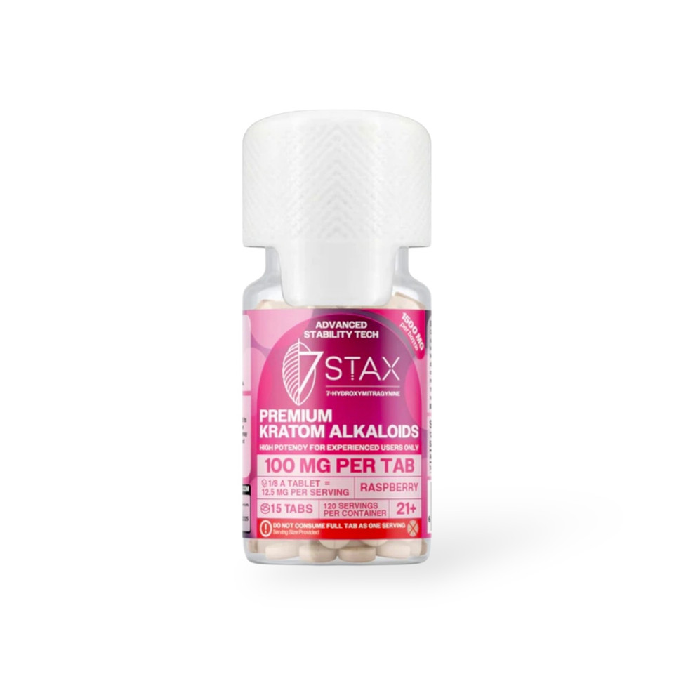 7 Stax Raspberry 7-OH Chewable Tablets 100mg