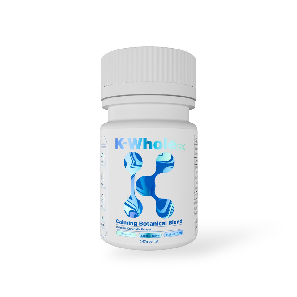 K-Whole RX Calming Botanical Blend 225mg Per Tablet