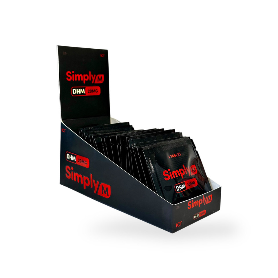 SimplyM DHM Chewable Tablets 20mg Dihydro-Mitragynine