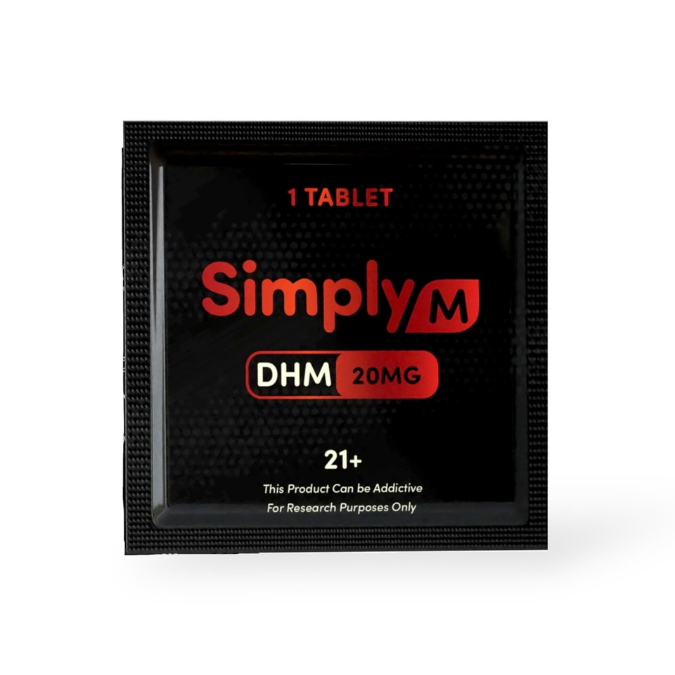 SimplyM DHM Chewable Tablets 20mg Dihydro-Mitragynine