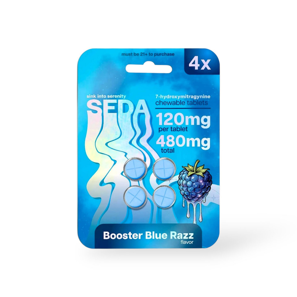 Seda | 7-Hydroxymitragynine Chewable Tablet | Pure Leaf Kratom