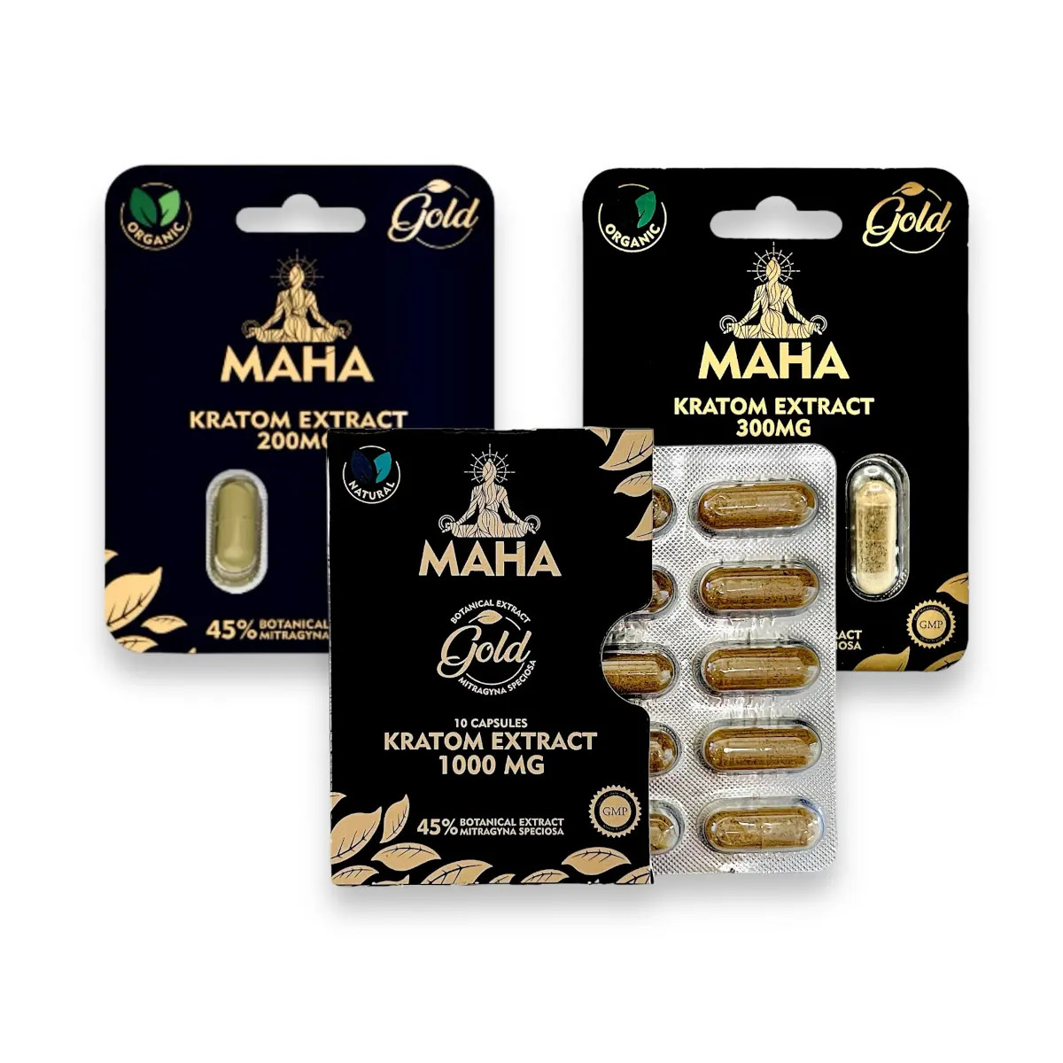 Maha Kratom Extract Capsules