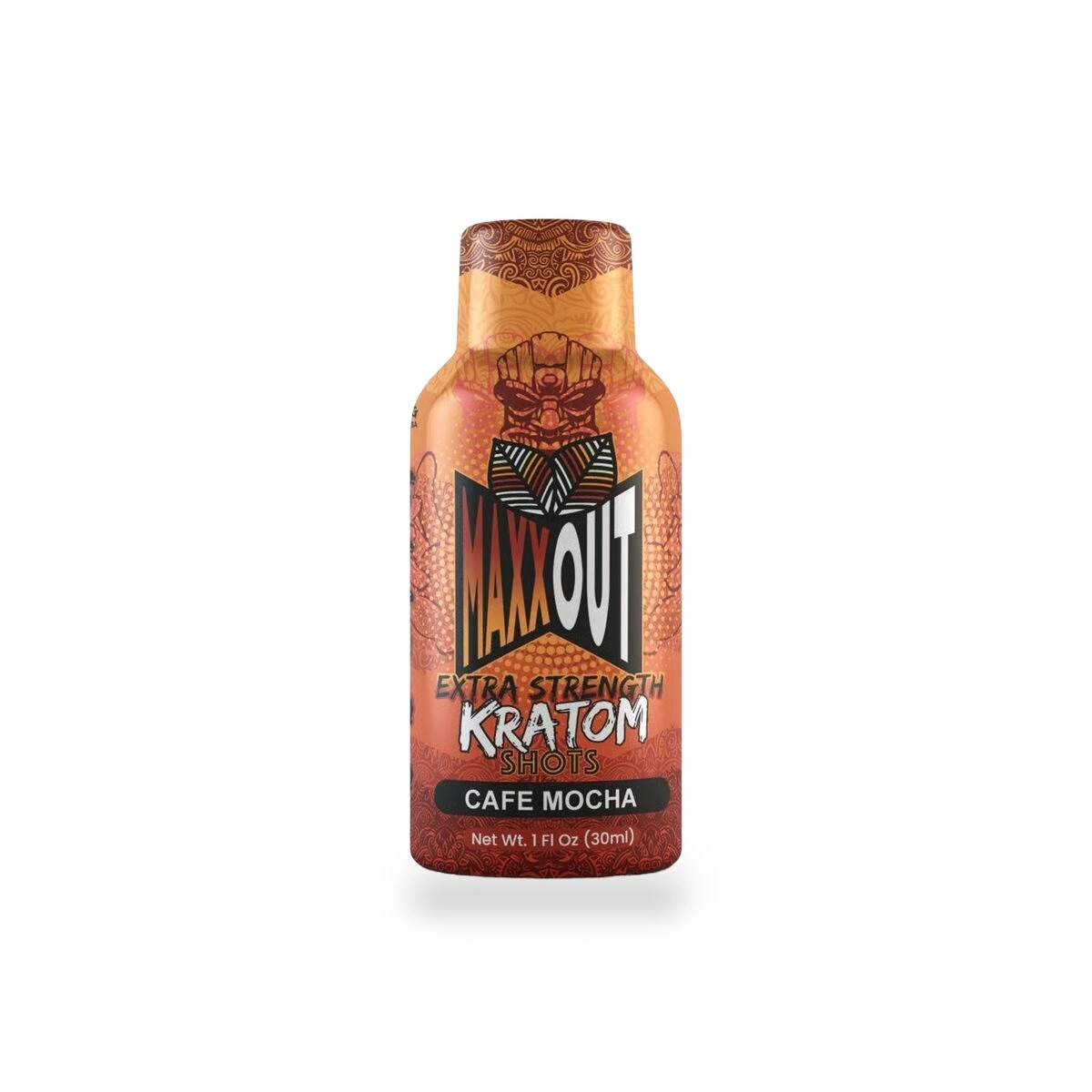 Maxxout Extra Strength Kratom Shot Cafe Mocha 1oz