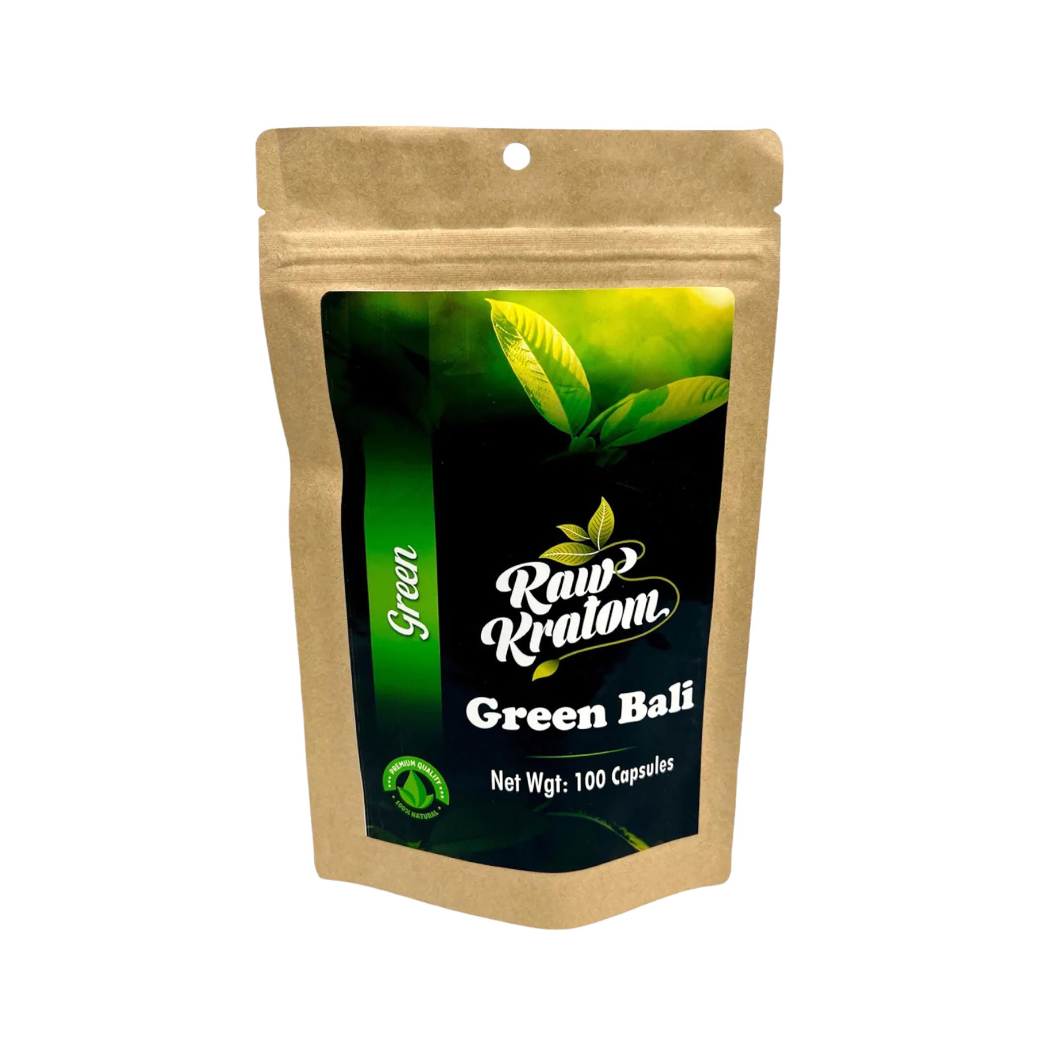 Premium Raw Kratom Capsules Green Bali - Authentic Kratom