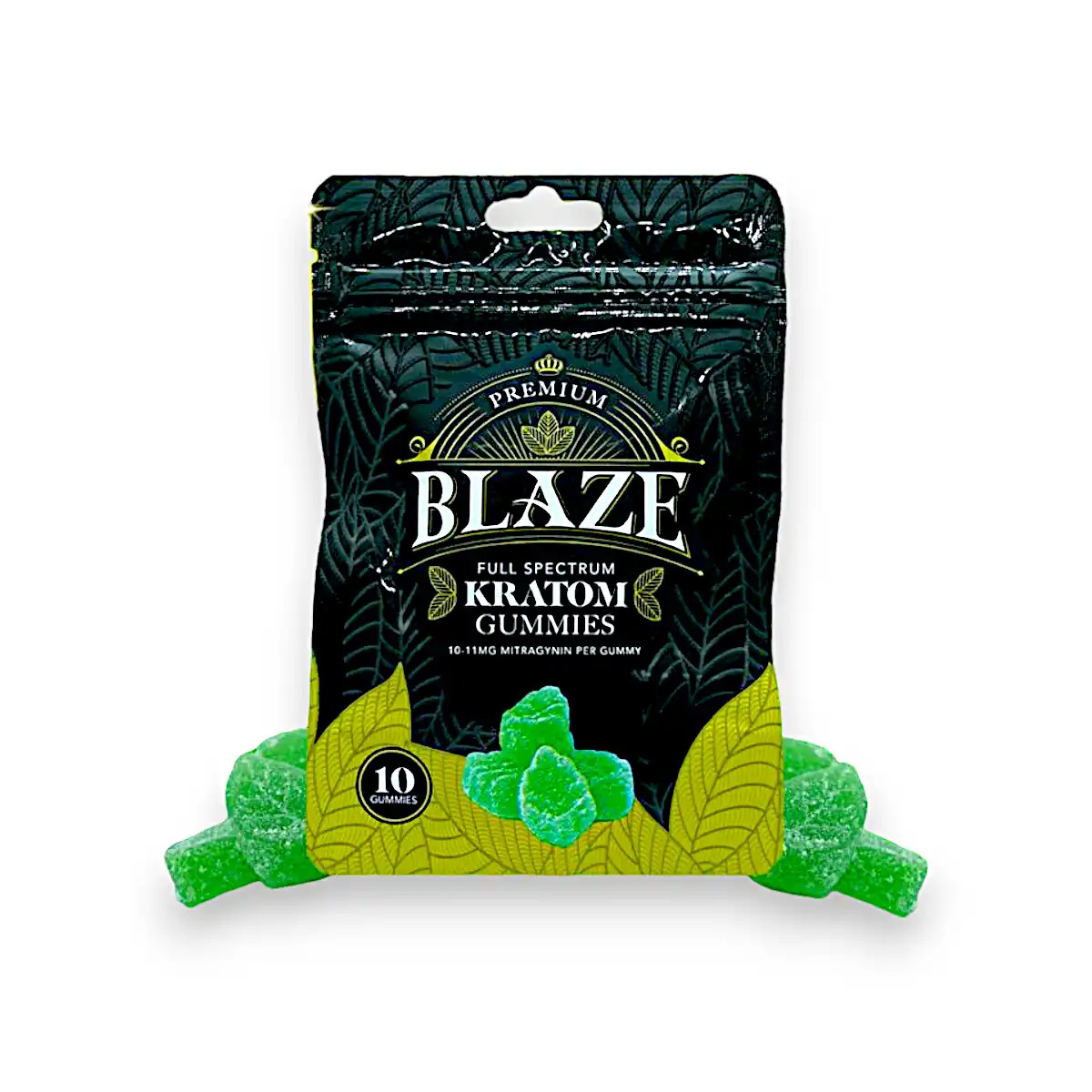 Blaze Full Spectrum Kratom Gummies - Potent & Delicious