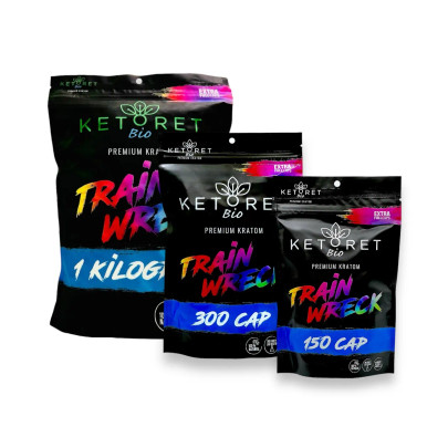 Trainwreck Kratom Capsules - Ketoret Bio
