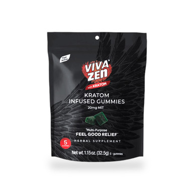 Viva Zen Kratom Infused Gummies 20mg - Tasty Wellness Boost