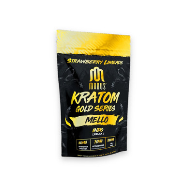 Modus Kratom Gold Mello Indo Relax Gummies - 10ct Strawberry