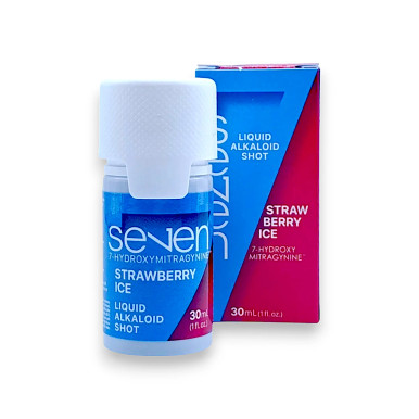 Se7en Kratom 7-hydroxymitragynine Liquid Shot Strawberry Ice 30ml