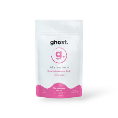 Ghost Delta 9 Gummies – 1,000mg Pink Lemonade (20ct)