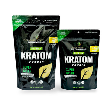 Pure Infinity Botanicals Kratom Powder Super Green