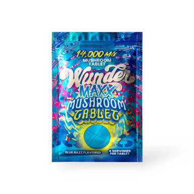 Wunder Maxx Mushroom Tablet Blue Razz 1400mg