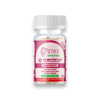 7 Stax Nano Tech Mitragynine Tablets Raspberry 40mg