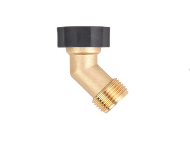 Ace 3/4 in. Brass Threaded Male/Female Gooseneck Hose Adapter - Broke ...