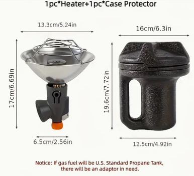 Portable Butane Gas Heater - Broke Man's Mart