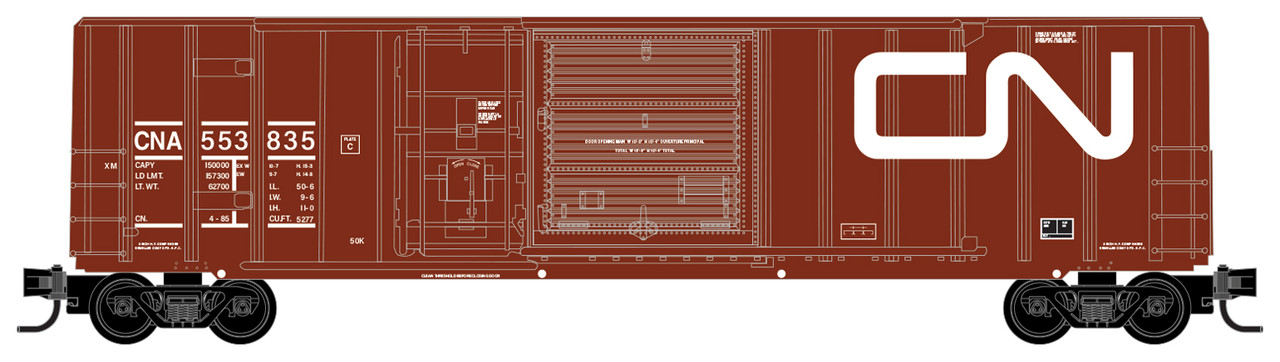 MTL-026 00 032 CN 50' Rib Side Box Car