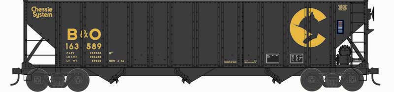 Bowser-38219 Chessie/B&O 100 Ton Hopper