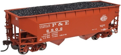 ATL-50 002 155 Peoria & Eastern 2-Bay Offset Side Hopper