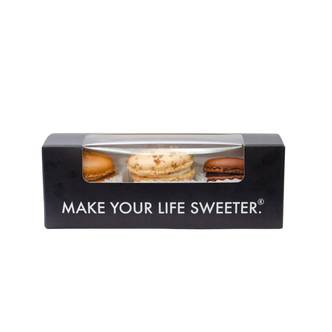 BOX OF 9 PRINTED Le Mod Gourmet French Macarons | Local Delivery Only ...