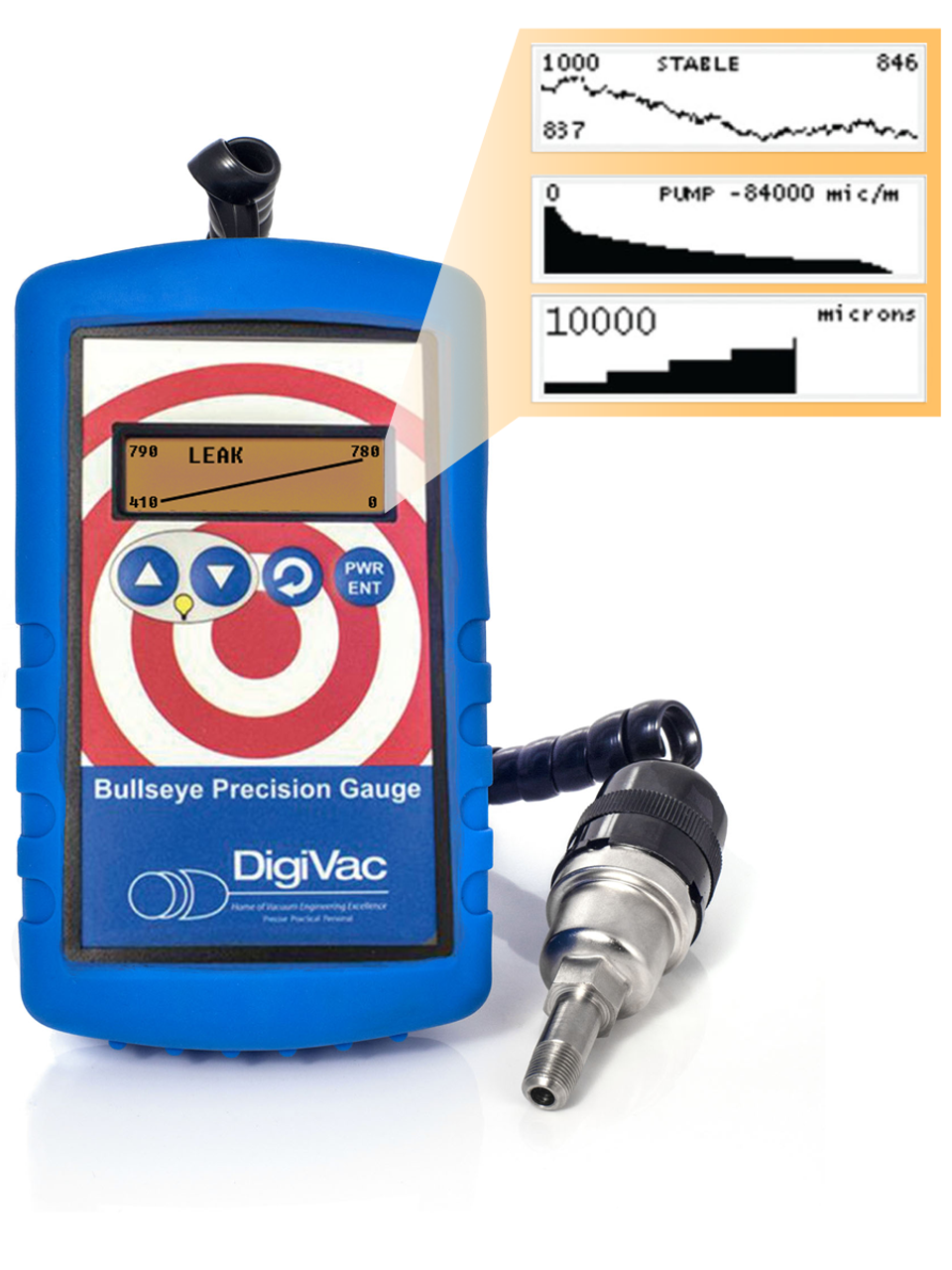 Bullseye Precision Vacuum Gauge with Real-Time Analytics - FLUIDX
