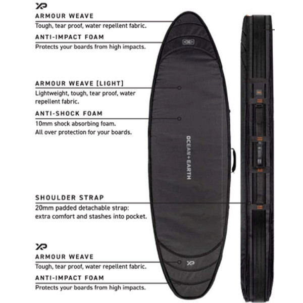 Buy Ocean and Earth HYPA 3 Board Wheel Fish / Short Travel Surfboard ...