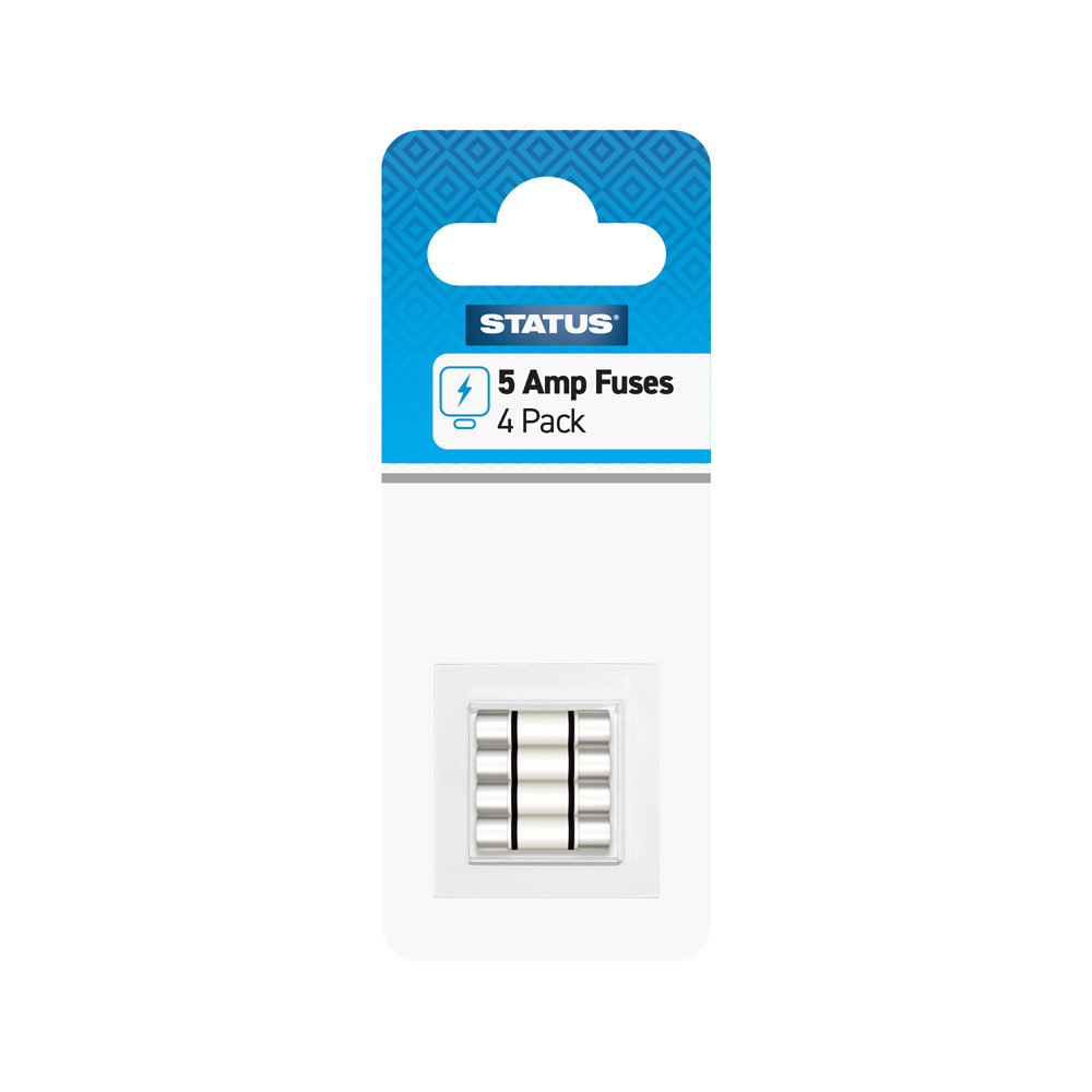 Status 5 Amp Fuses 4 Pack (Case)