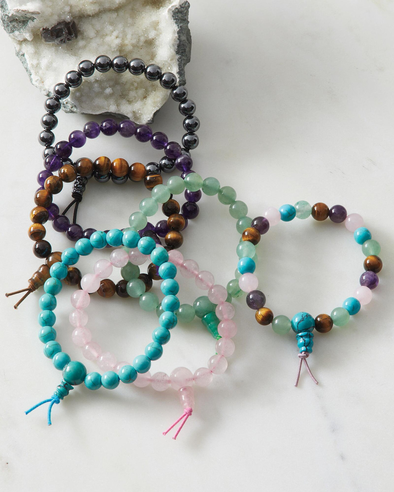 Gemstone Power Bracelets - Set of 7 | Shop Smithsonian Store