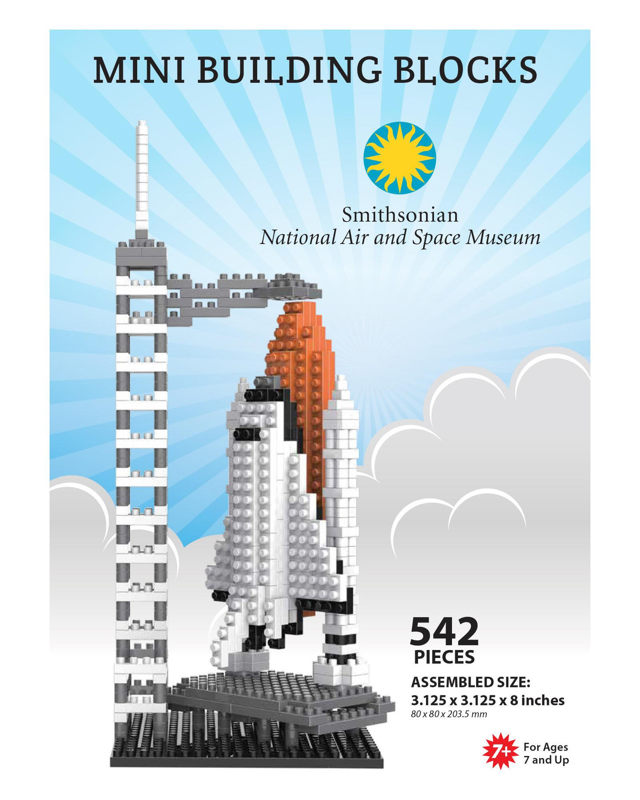 Astronaut and Space Shuttle Mini Blocks Set