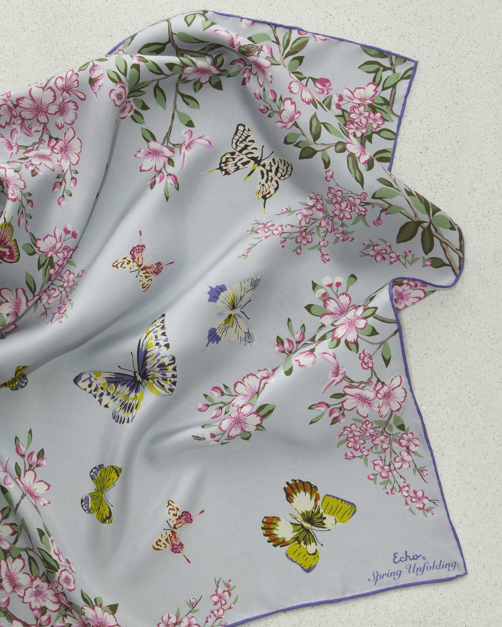 Spring Unfolding Silk Square Scarf | Shop Smithsonian Store