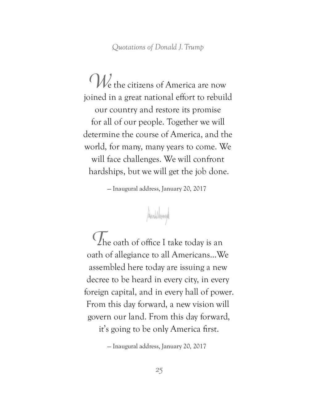 Quotations of Donald J. Trump | Shop Smithsonian Store