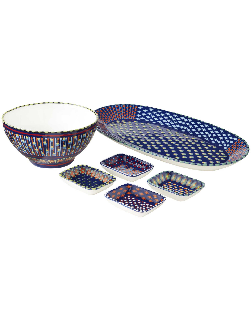 Cape Town Color Ceramic Small Dishes - Set of 4 | Shop Smithsonian Store