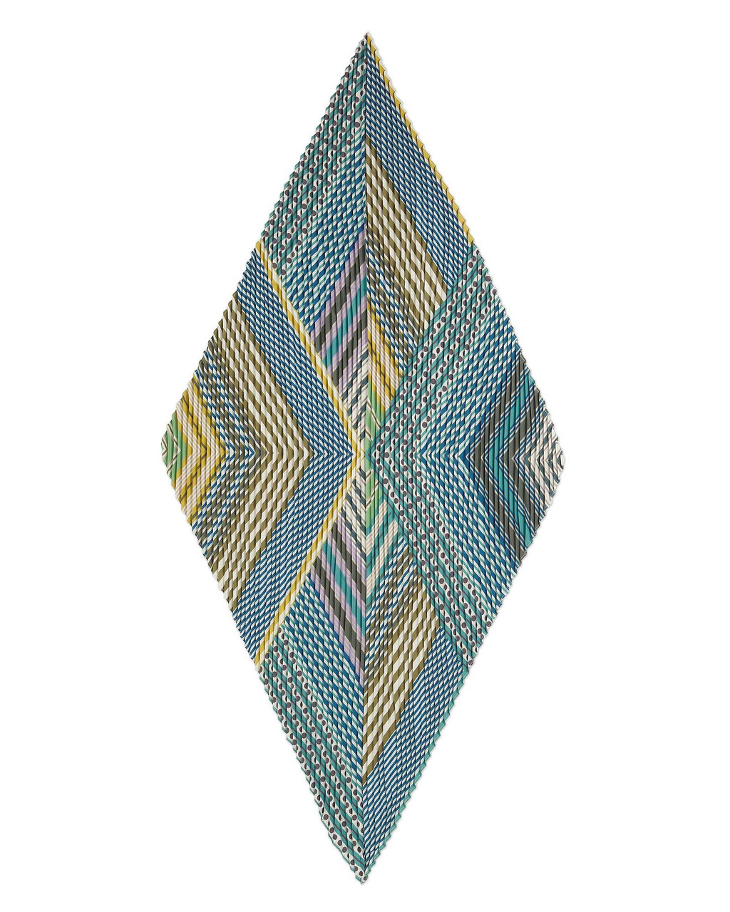 Downtown Pleated Diamond Scarf | Shop Smithsonian Store