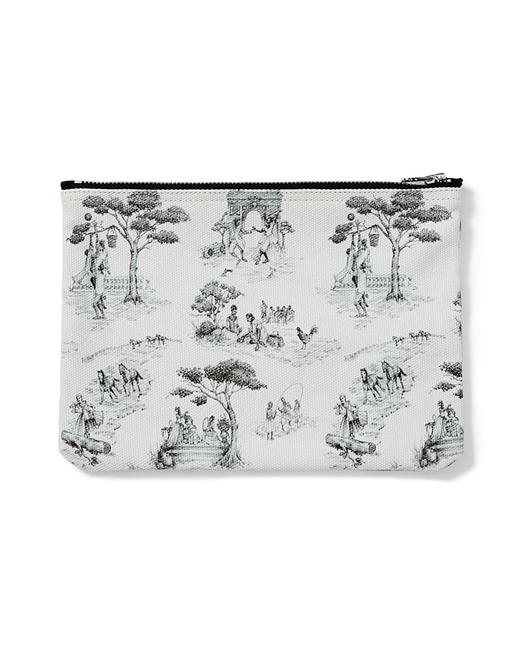 Sheila Bridges Harlem Toile de Jouy Canvas Pouch