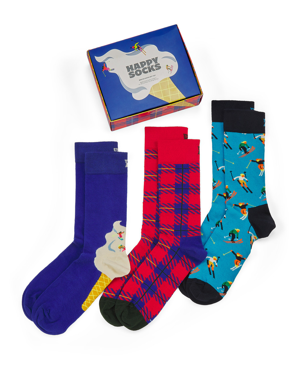 3 Pack Downhill Skiing Holiday Socks Gift Set Shop Smithsonian Store