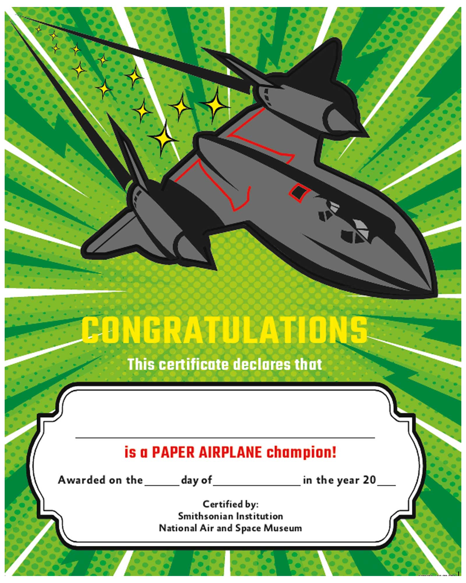 Smithsonian Book of Paper Airplanes | Shop Smithsonian Store
