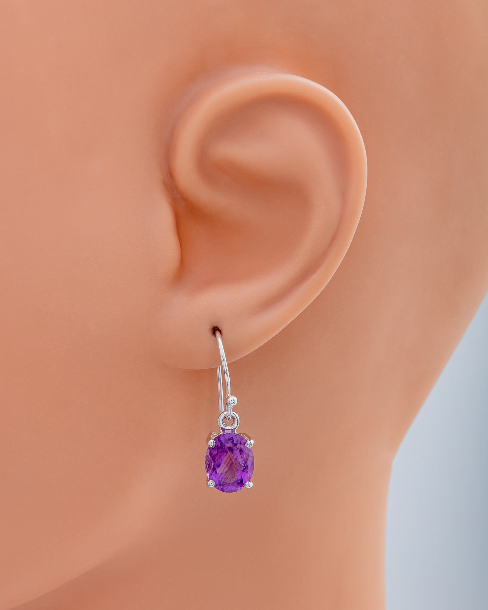 Sterling Silver and Amethyst Earrings | Shop Smithsonian Store
