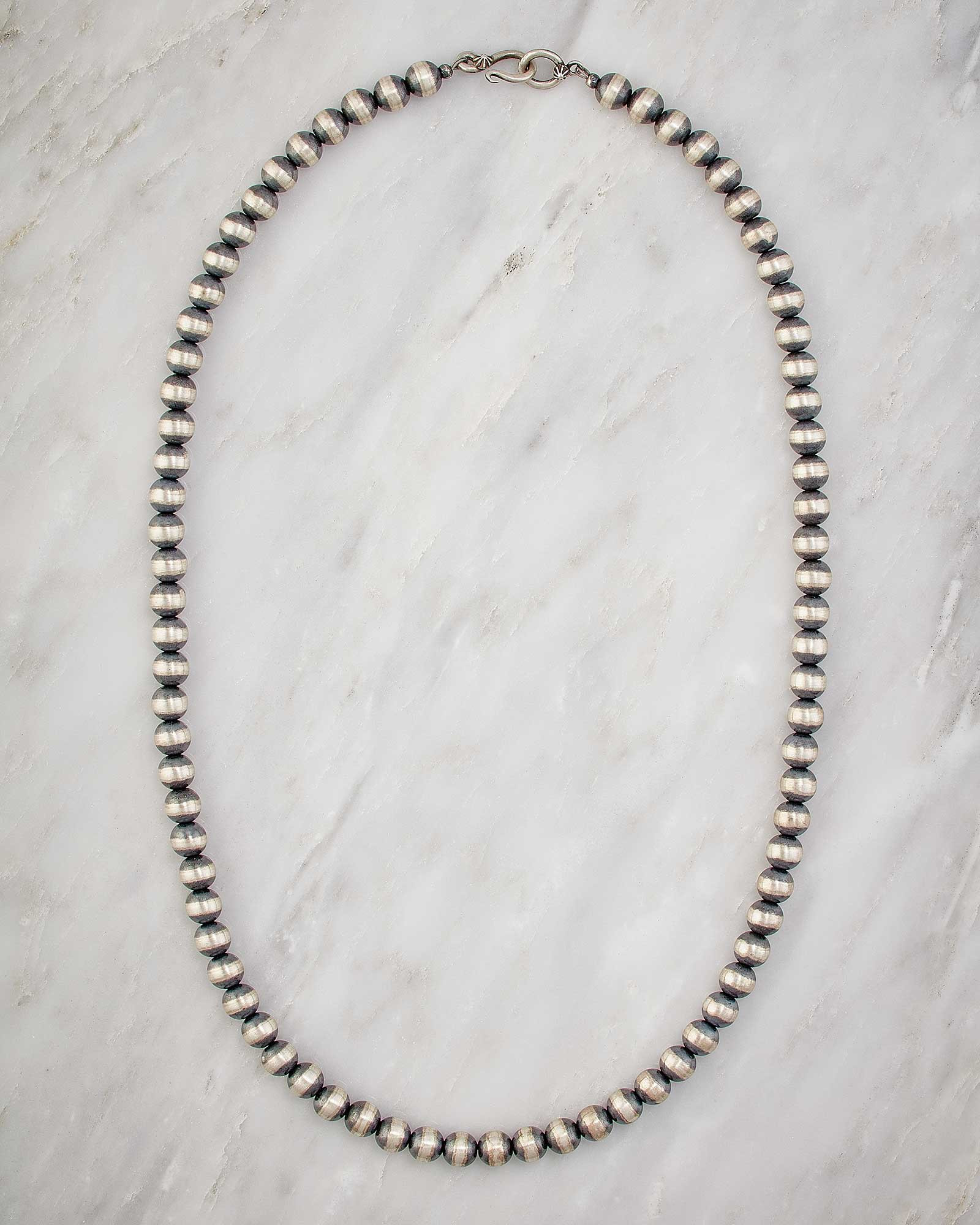 Sterling Silver 8mm Bead Necklace | Shop Smithsonian Store