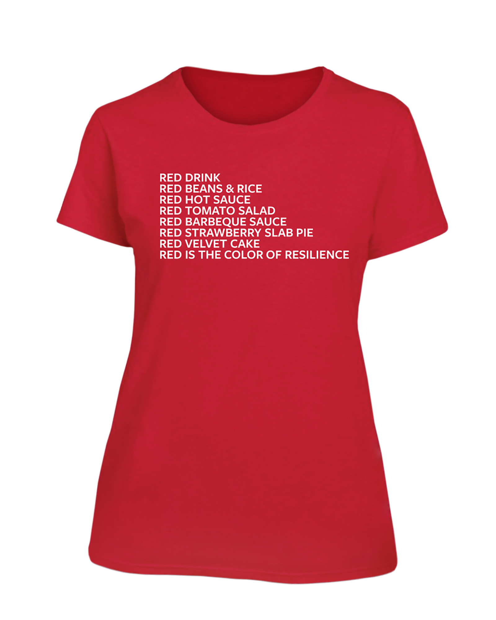 Women's Red is the Color of Resilience T-Shirt