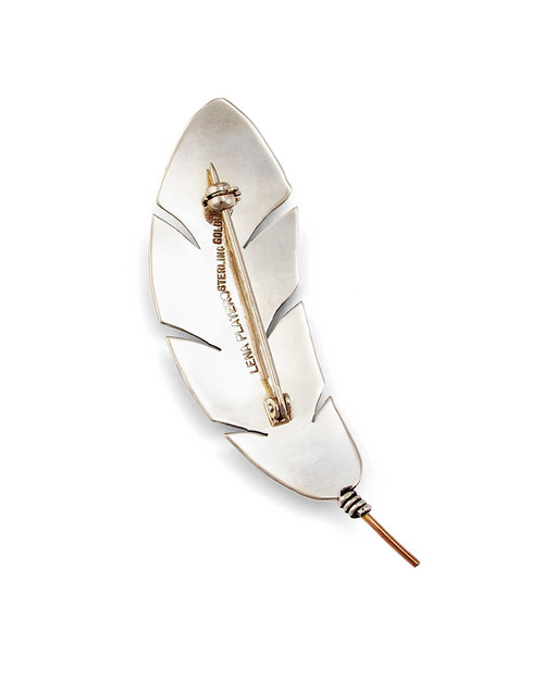 Sterling Silver Feather Pin | Shop Smithsonian Store
